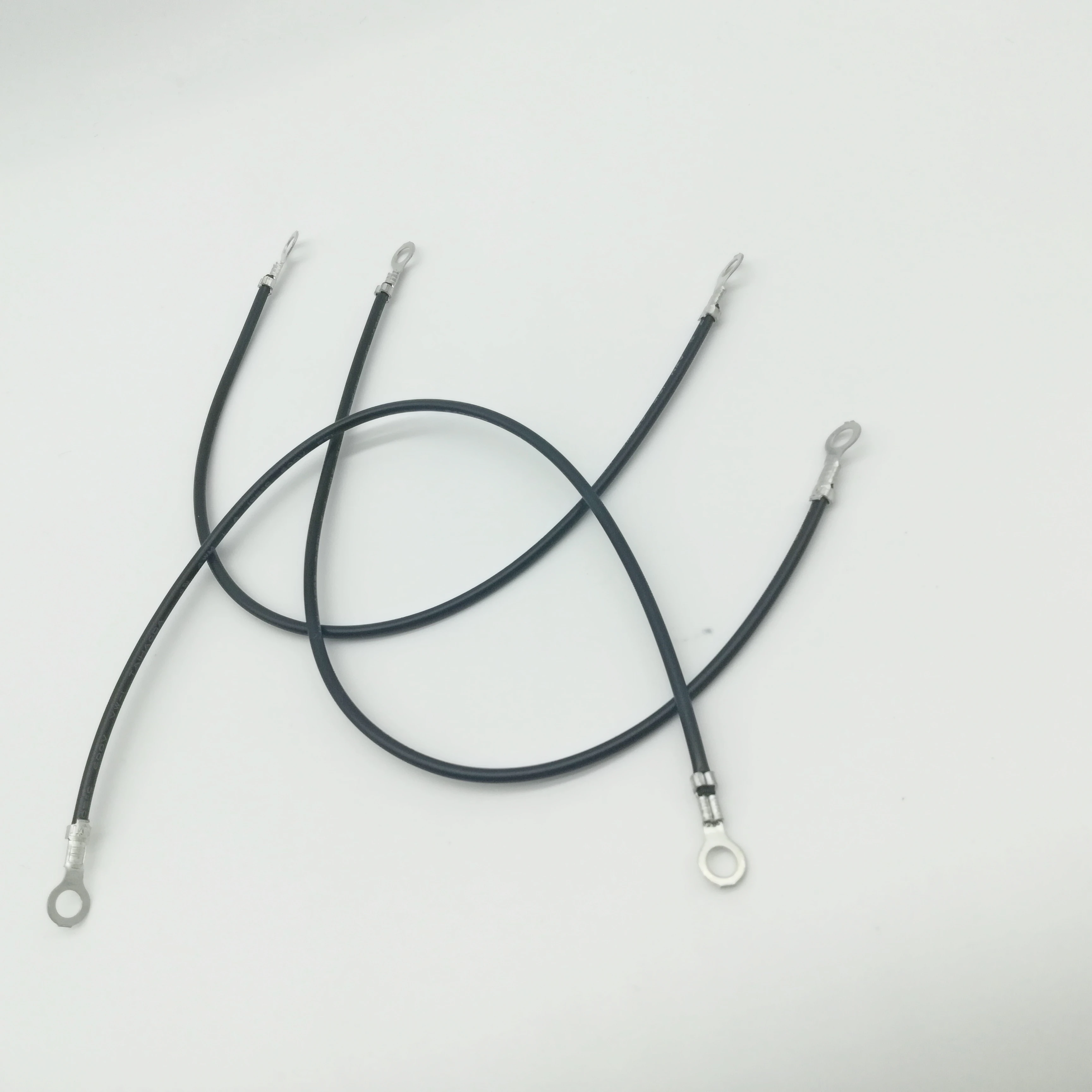 Round Terminal O Connector Ground Wire Power Brass Round Ring Insulated ...