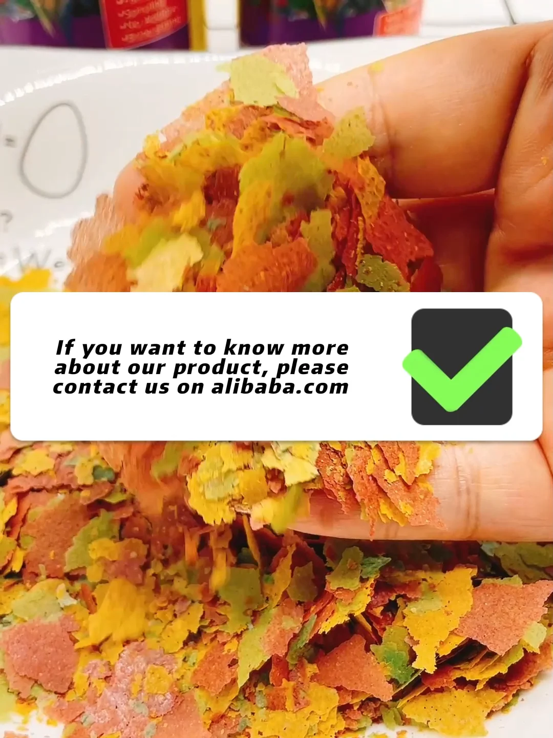 Aquarium Tropical Flakes Discus Flakes Fish Food Ornamental Fish Food ...