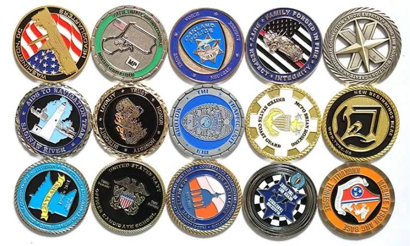 Custom Knight Nautical Challenge Coin 3d Carved Bronze Plated Enamel ...