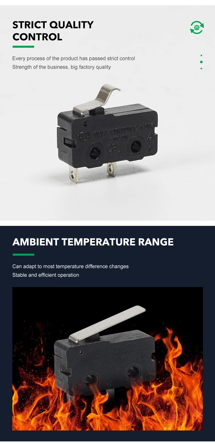 5A 125VAC/250VAC 80gf Micro Switch T125 - Reliable Performance