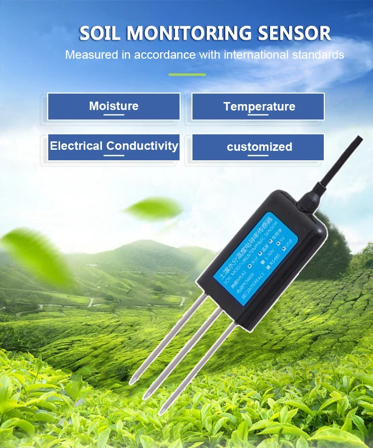 RS485 Soil Temperature Humidity EC Sensors - Precision Testing