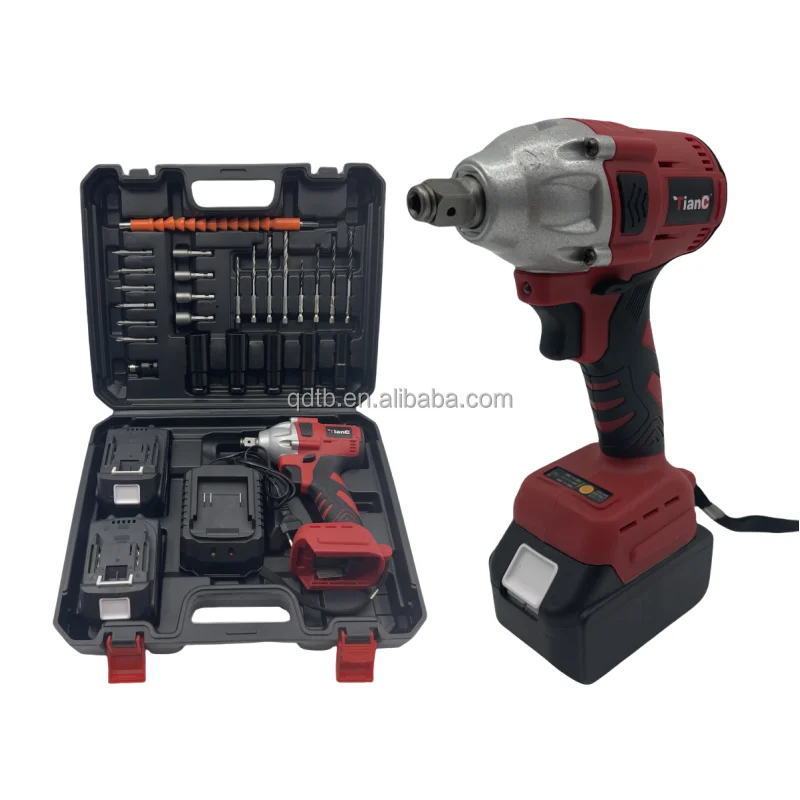Long Working Time Cordless Impact Wrench Brushless Power Wrench ...