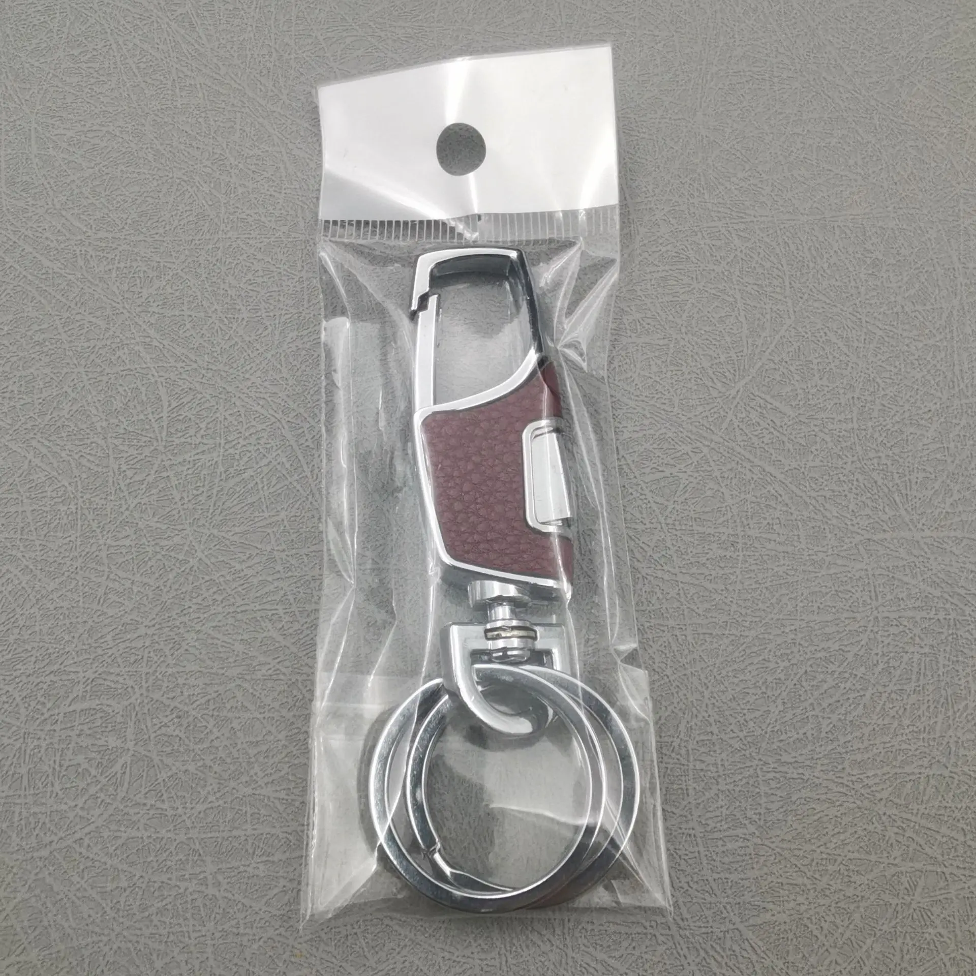 Customized Vintage Genuine Fancy Luxury Leather Keychains Leather ...