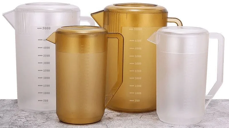 Restaurant Plastic Polycarbonate Frosted Beverage Drink Pitcher Juice ...