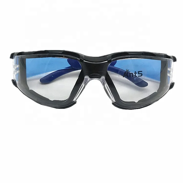 ANT5PPE Wrap-Around Polycarbonate Protective Safety Goggles Worker Lab ...