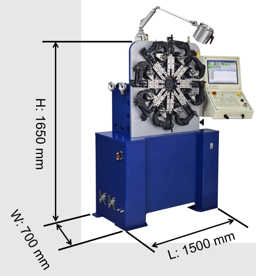 Various Models Available Helicoil Spring Coiling Machine Cnc Wire ...
