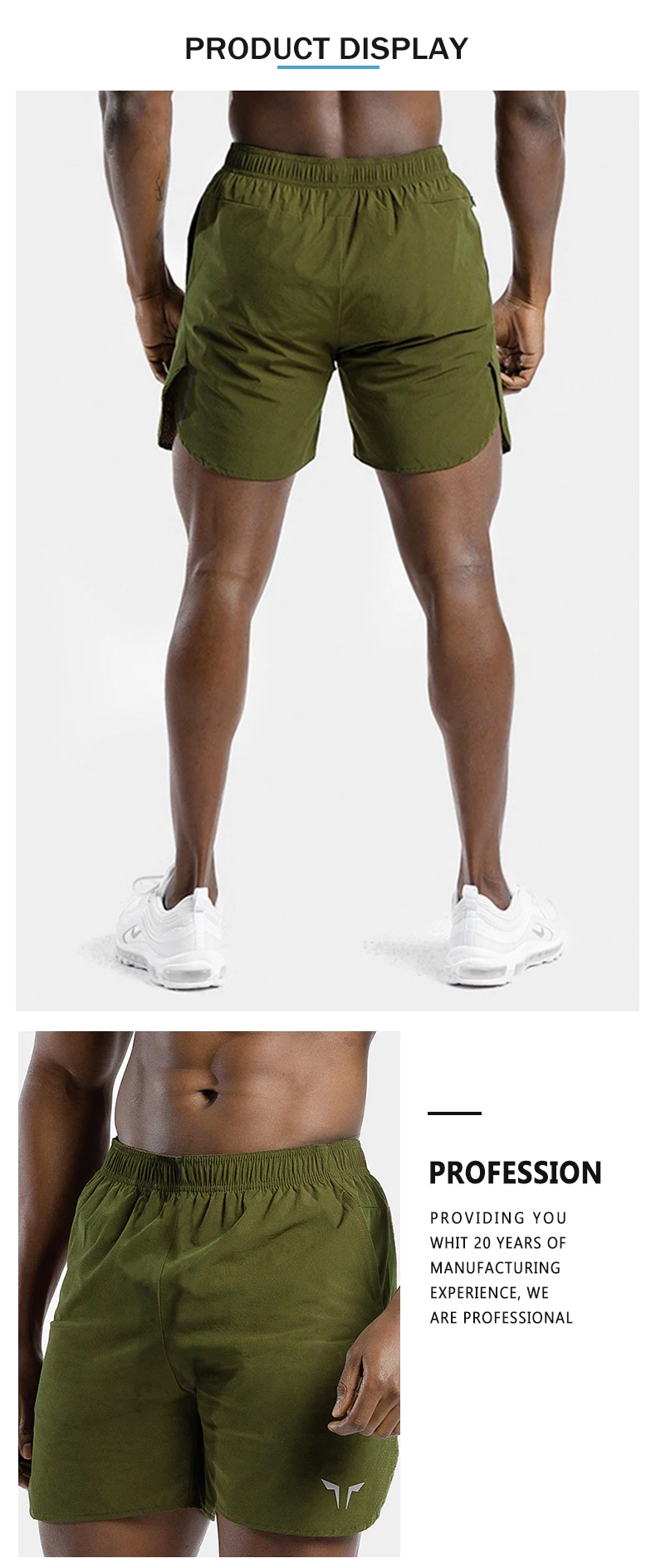 Custom Men's Shorts - Quick Dry, Lightweight, and Breathable