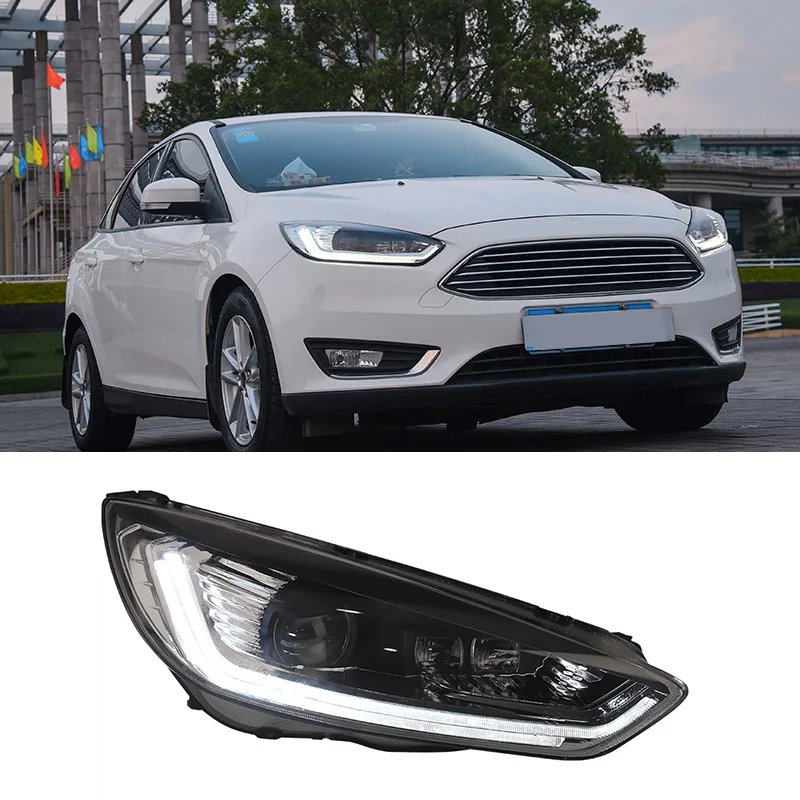 Mustunning Led Drl Dynamic Headlight Headlamp For Ford Focus 2015 2016 ...