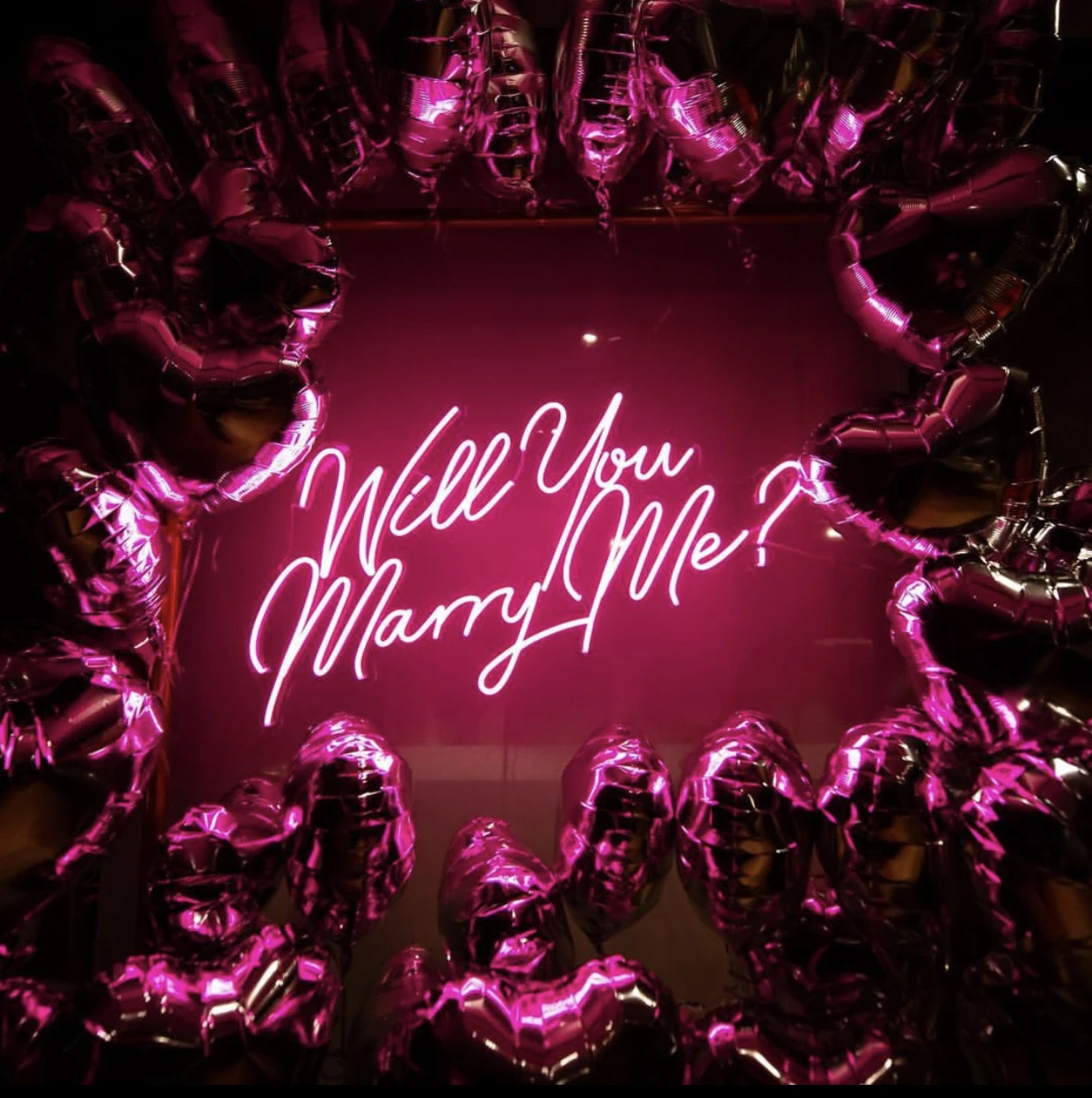 Wedding Used Led Neon Sign Words Will You Marry Me Neon Light For ...