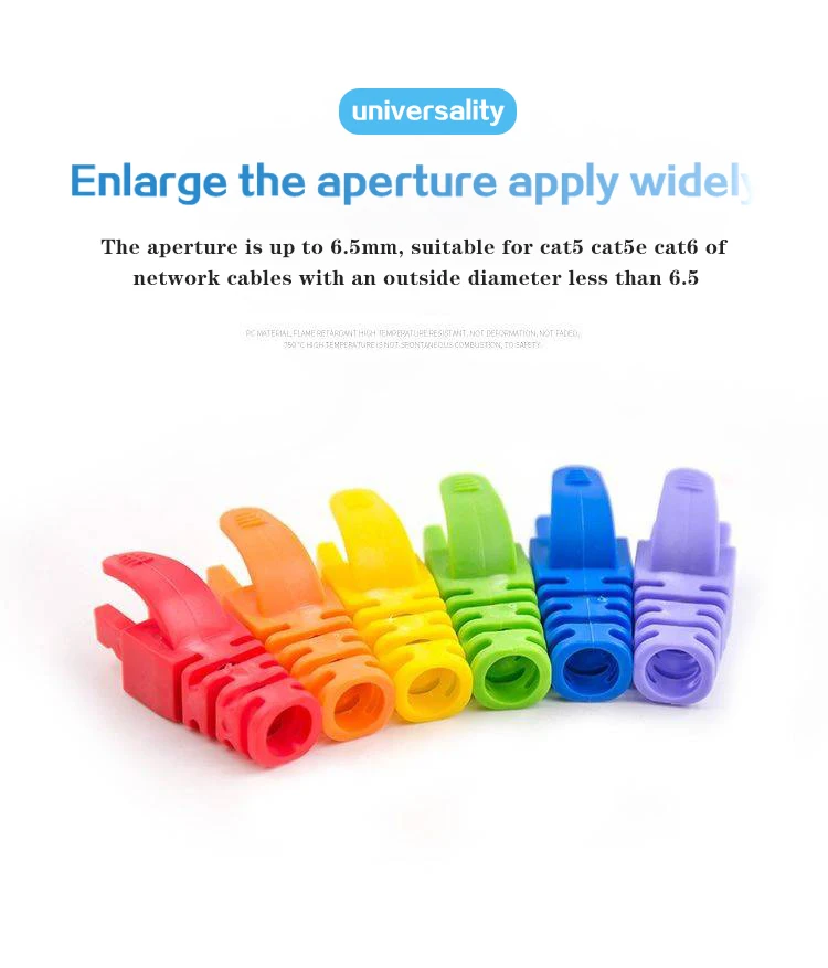 Rj45 Connectors Boot Modular Plugs Boots Rj11 Rj12 Rj9 Single Port Rj45 ...