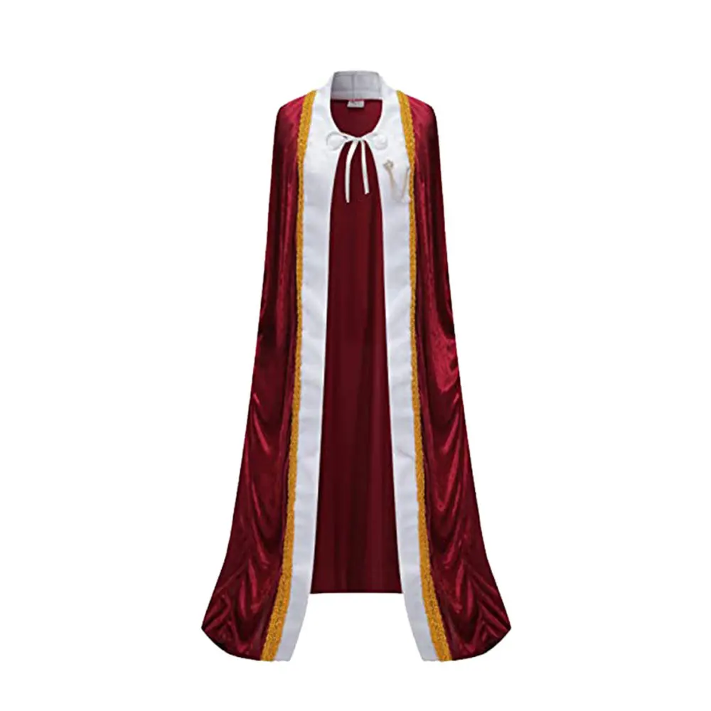 Adult Halloween Cape - Medieval Roman Flamen Priest Cosplay