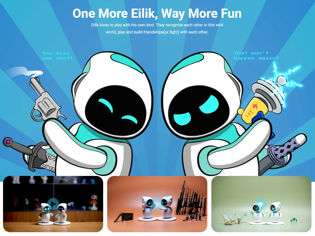Eilik Emo Robot Toy - Buy Eilik Robot,Emo Robot,Robot Toy Product on ...