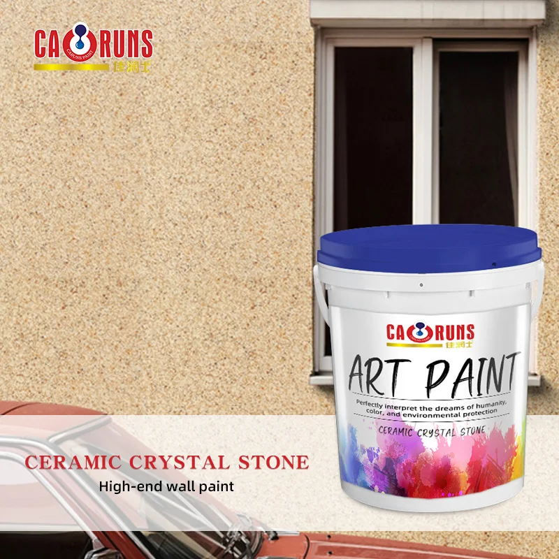 Colored sand texture paint indoor house paint particle texture wall ...