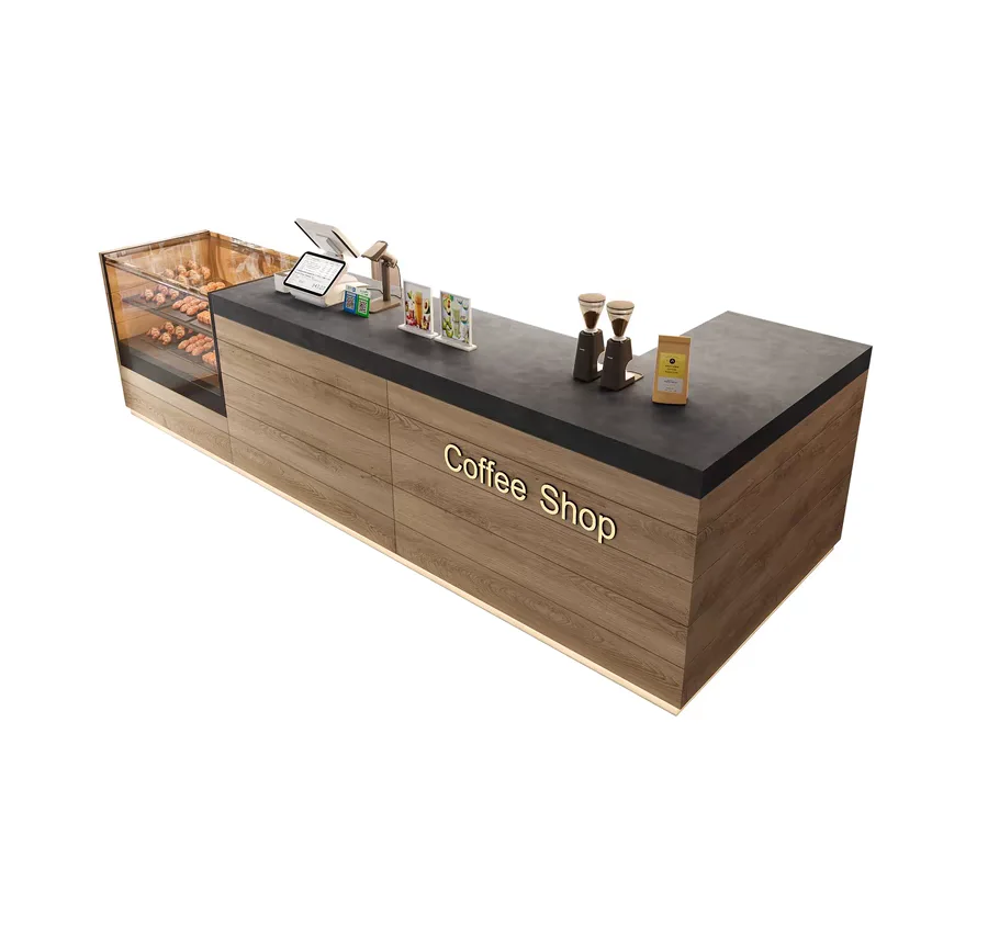 Customized Quality Coffee Shop Counter Coffee Shop Design Coffee Shop ...