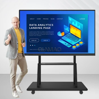 32 Inch Digital Whiteboard 4k Display 43 50 55 Inch Interactive Flat ...
