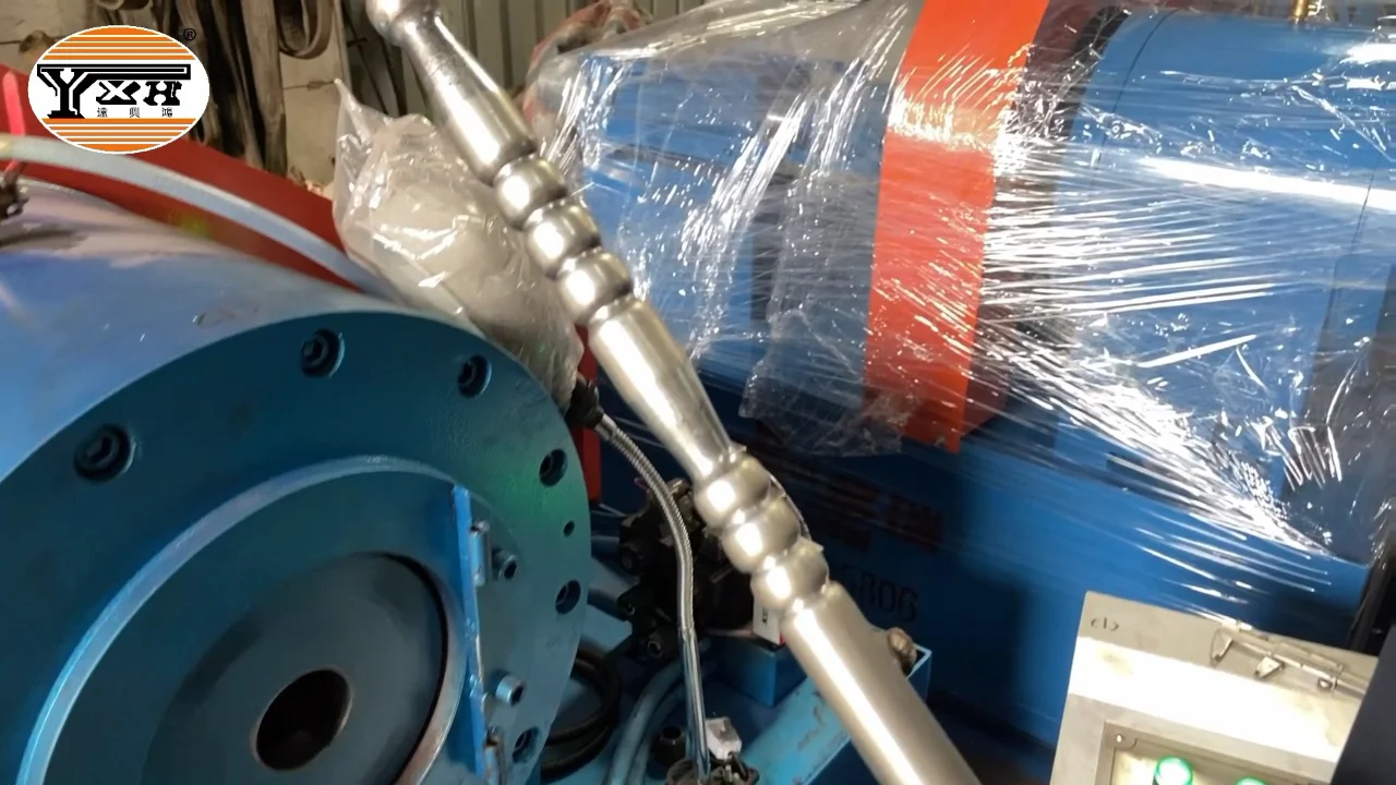 Automatic Decorative Flower Metal Steel Tube Pipe Embossing Machine ...