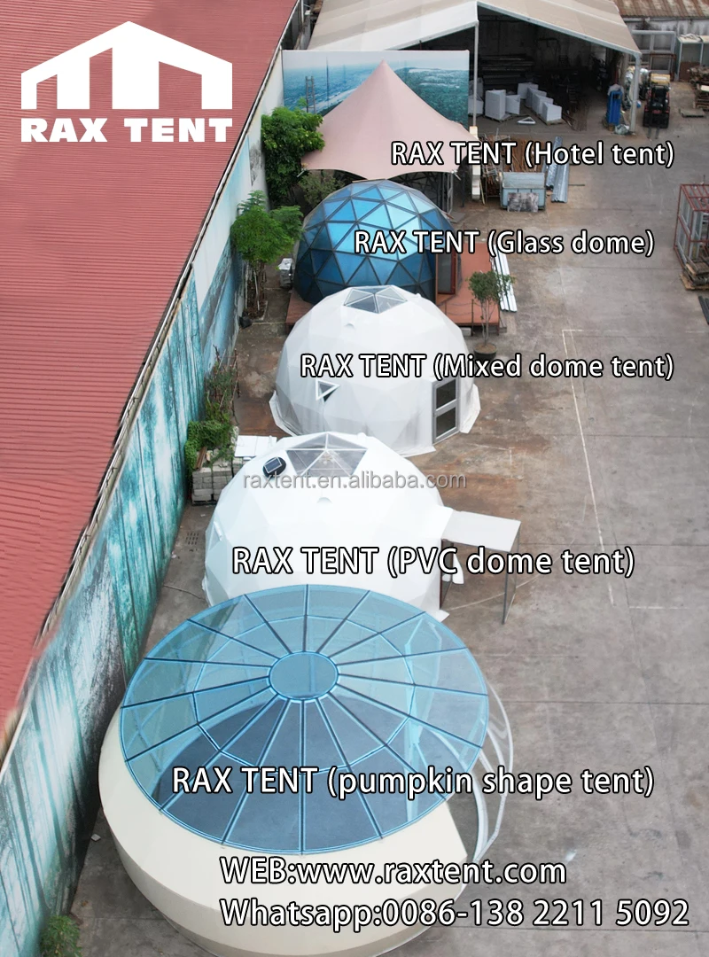 Luxury Glamping Tent with Shell Shape - Strong & Waterproof