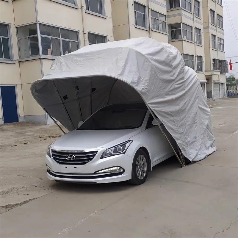 Customized Automatic Foldable Garage Canopy Car Sheds