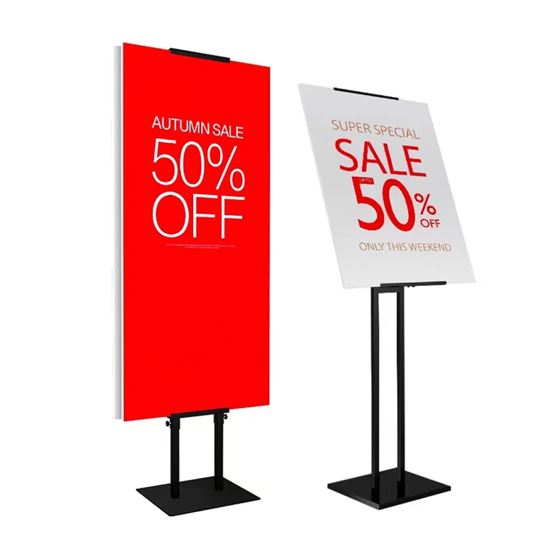 Kt Board Vertical Floor Type Poster Stand Billboard Display Stand ...