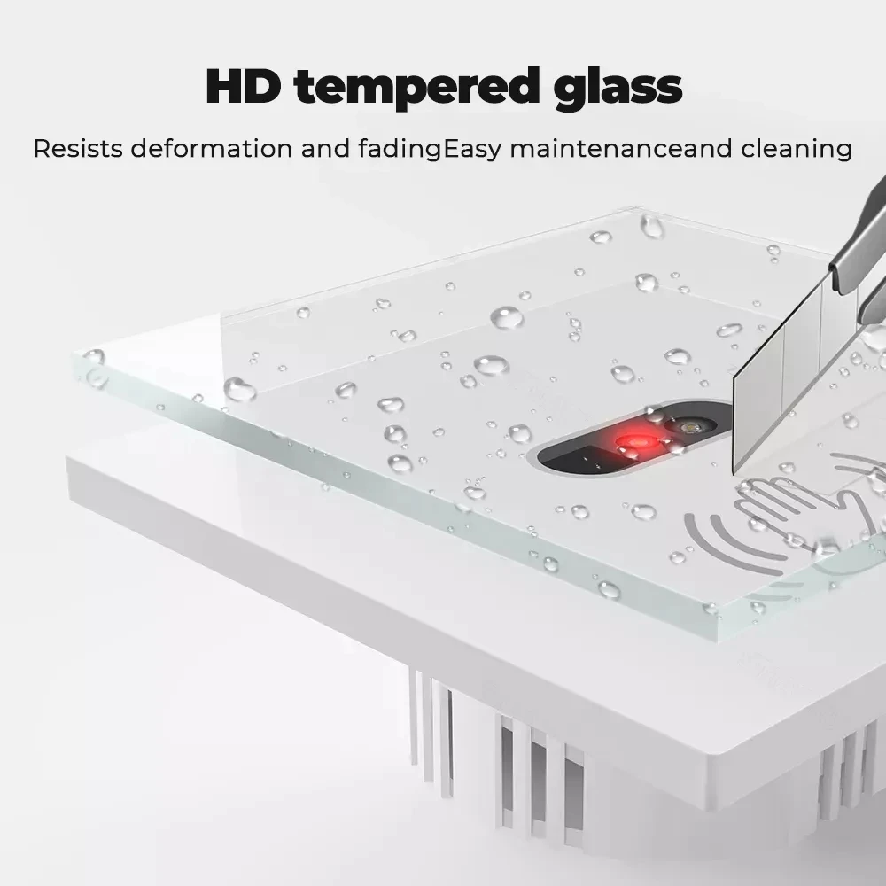 Smart Home Switch Ir Touch Frame Contactless Remote Controller Wall ...