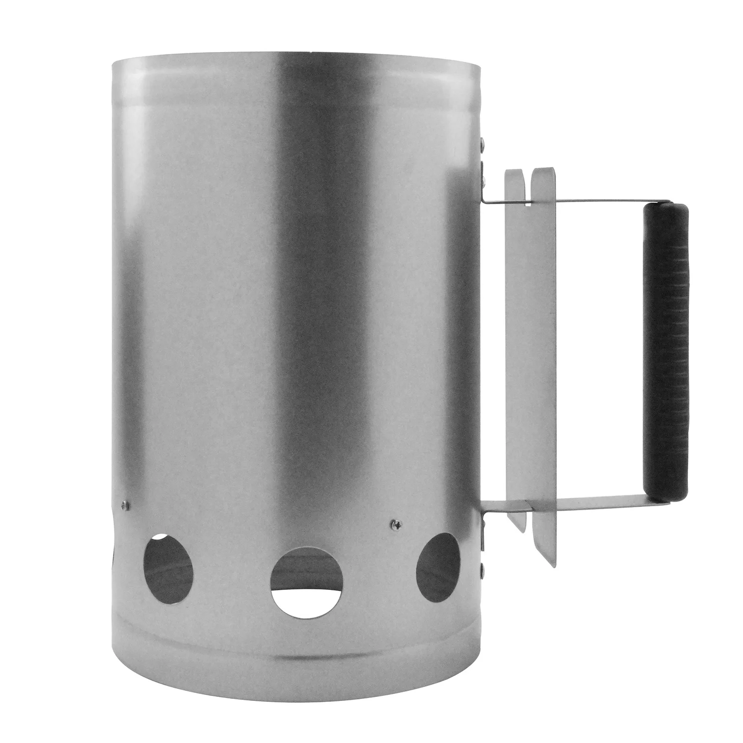 Galvanized Steel Chiminey Charcoal Starter BBQ Starter With PP Handle ...