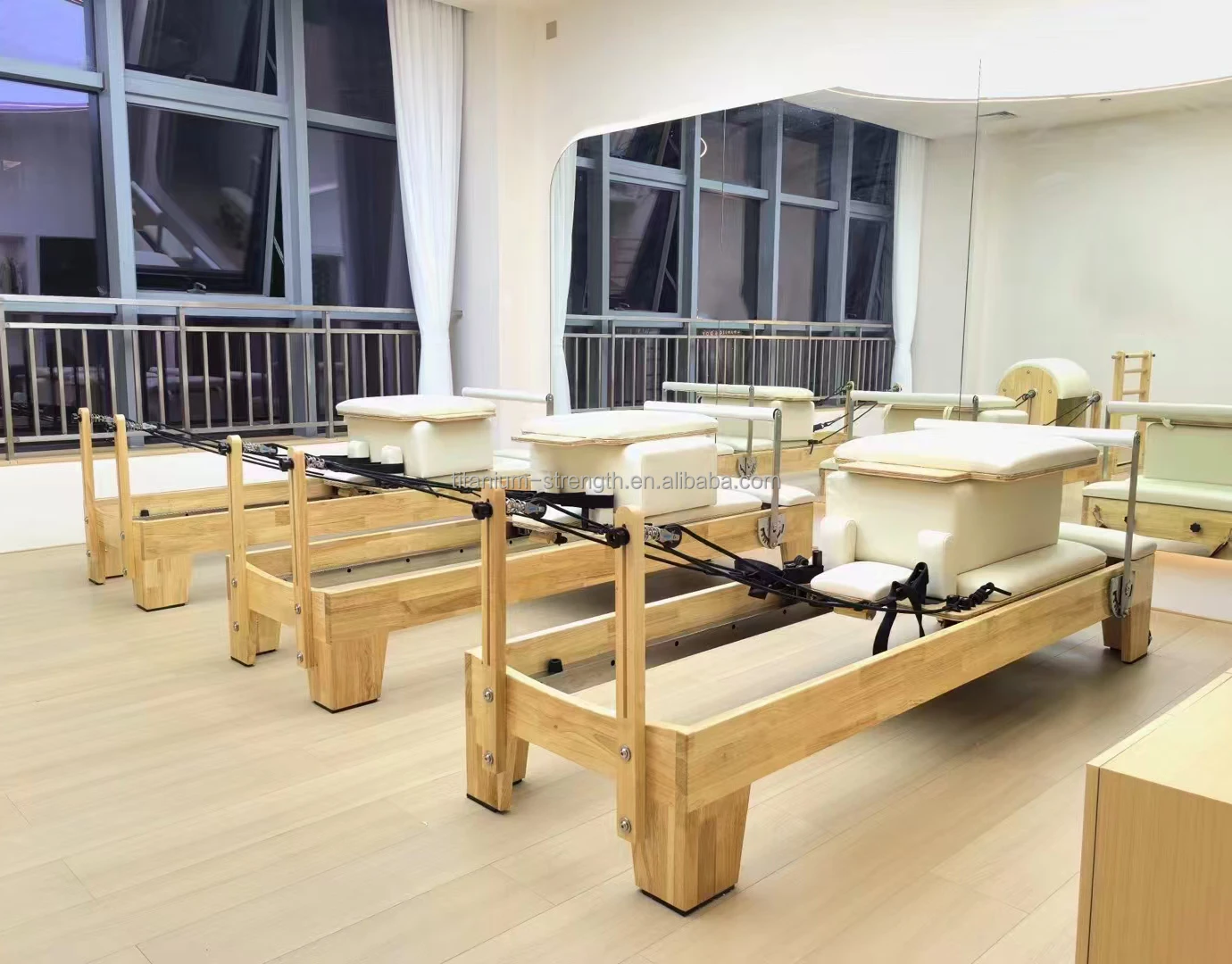 Yoga Pilates Reformer Pilate Ladder Bucket Machine Equipment Wooden ...