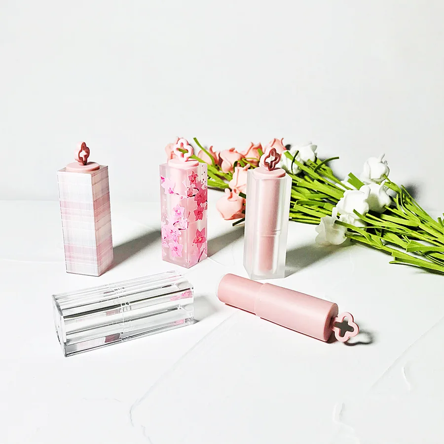 Lipstick Transparent Square Tube Matte Translucent Lipstick Square ...