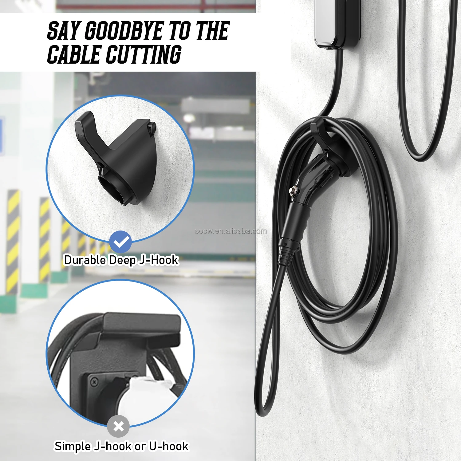 GOODLINK EV Charging Cable Holder - Durable & Waterproof