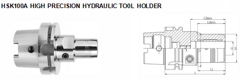 CNC Collet Chuck HSK Series Hydraulic Chucks HSK63A HSK100A HDC ...