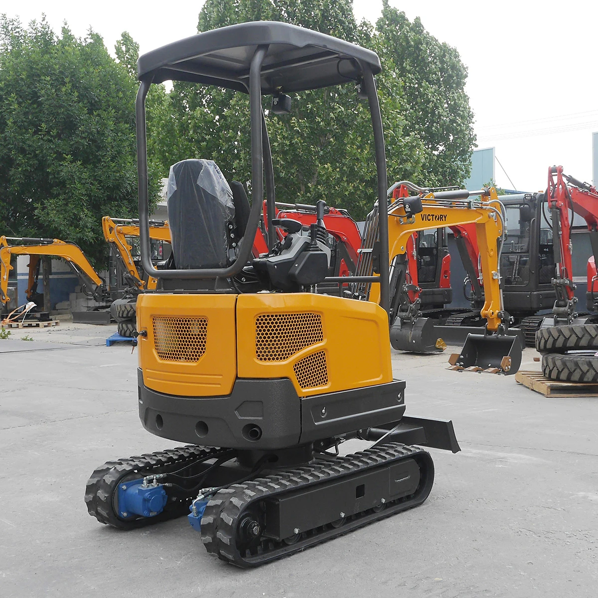 Victory 1.7t Compact Excavator Urban Construction Mini Excavator ...