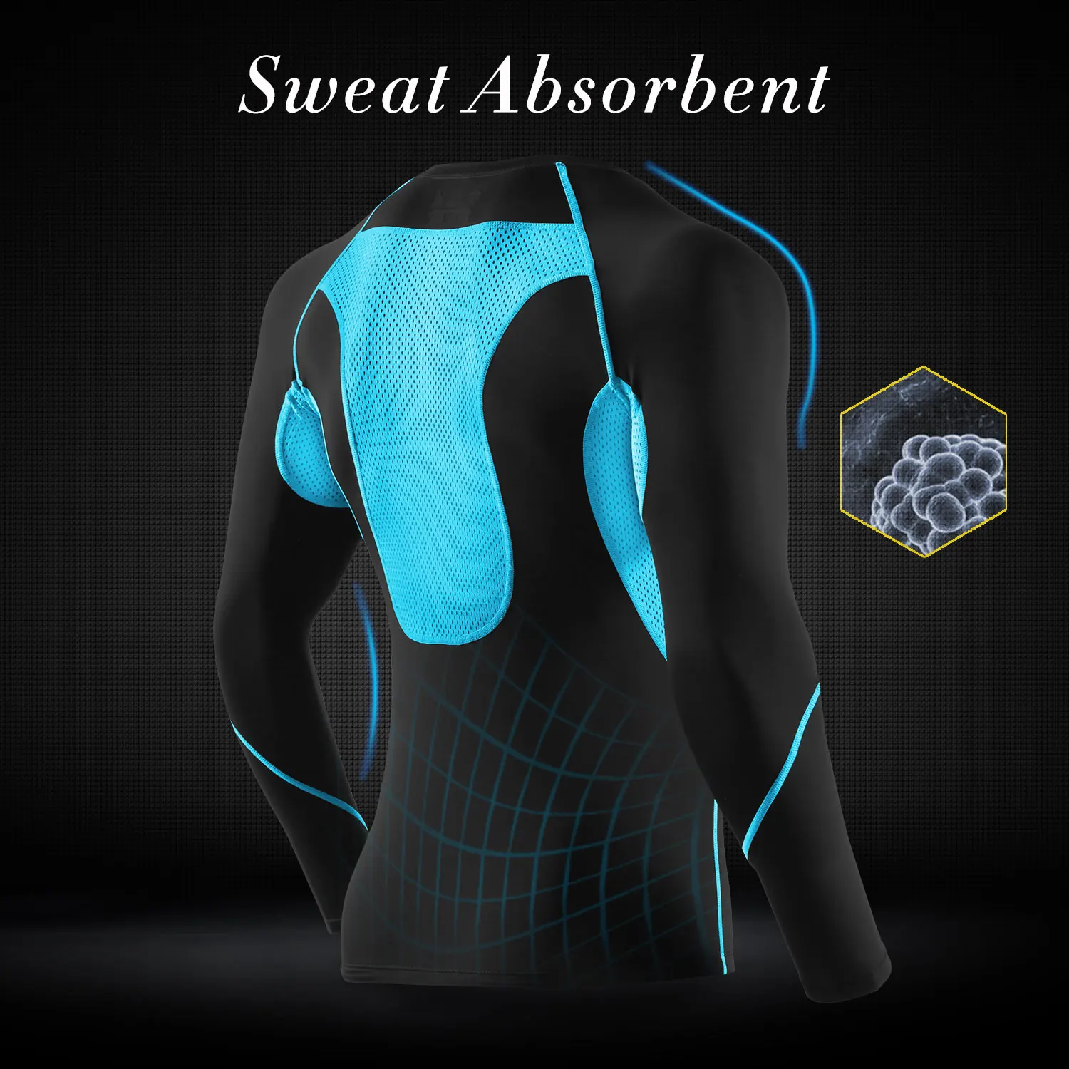 Men Quick Dry Fitness Tracksuit 2 Piece Training Active Gym Wear Set ...