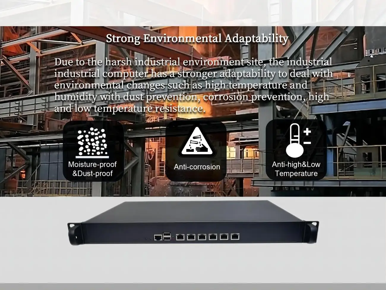 Cheap 1u Rackmount 6 Lan Firewall Server 3865u Processor Support 82574l ...