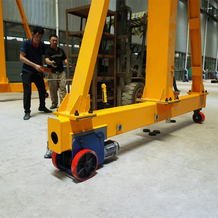 2 Ton Portable Gantry Crane - Compact & Efficient Lifting