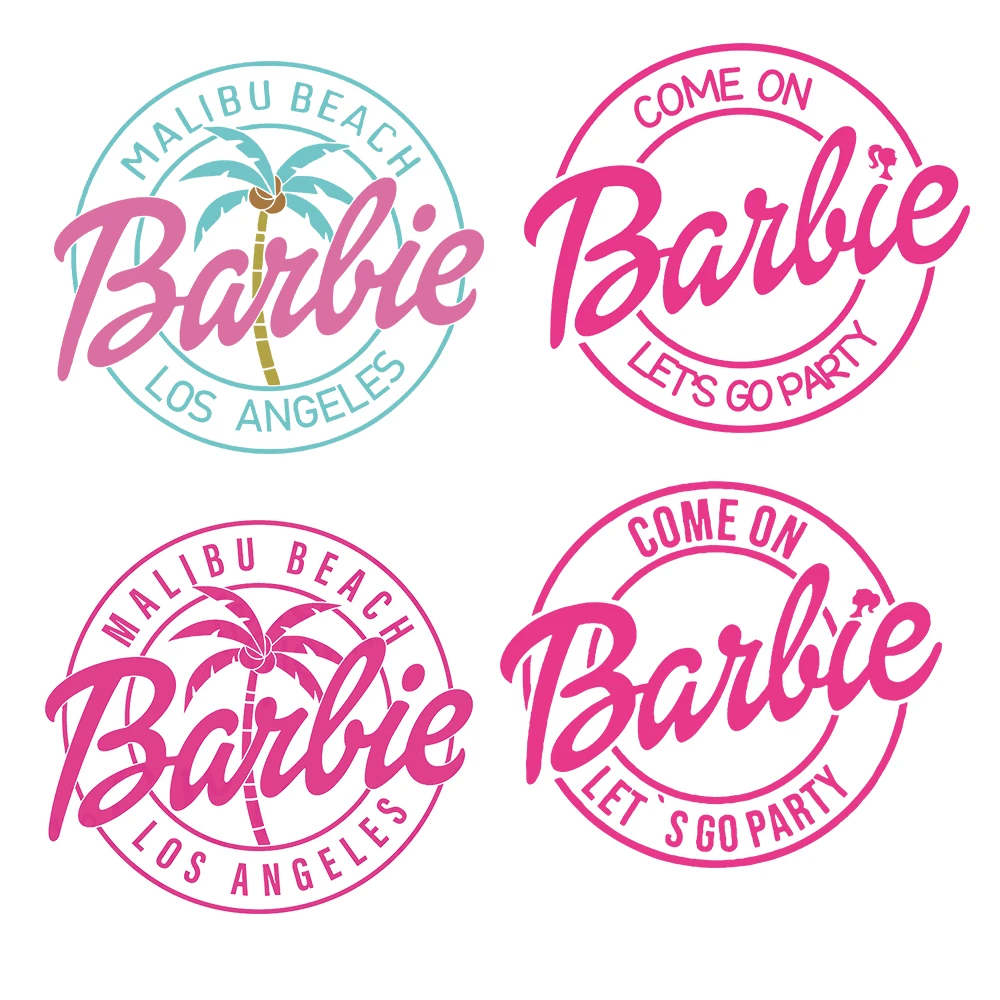 Ready To Press Dtf Dtf Transfers Designs Screen Print Custom Barbie ...