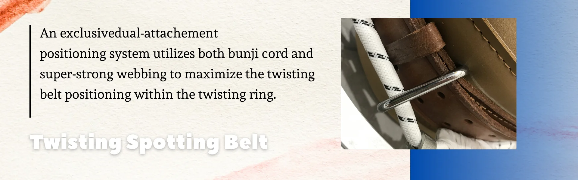 Adjustable Gymnastics Trampoline Rotation Twisting Belt