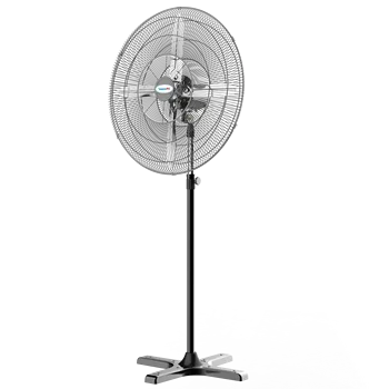 Heavy Base Pedestal Fan 24 Inch Metal Blade Electric Stand Fan With ...