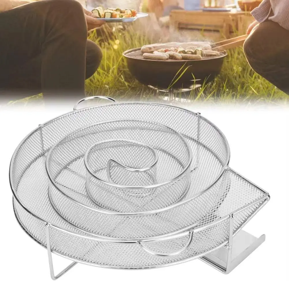 Food Grade Stainless Steel BBQ Salmon Meat Burn Smoker
