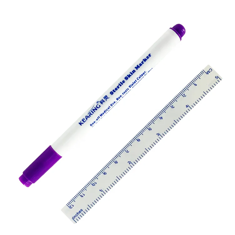 Kearing Surgical Skin Marker Violet Color Sterile Skin Marker With ...