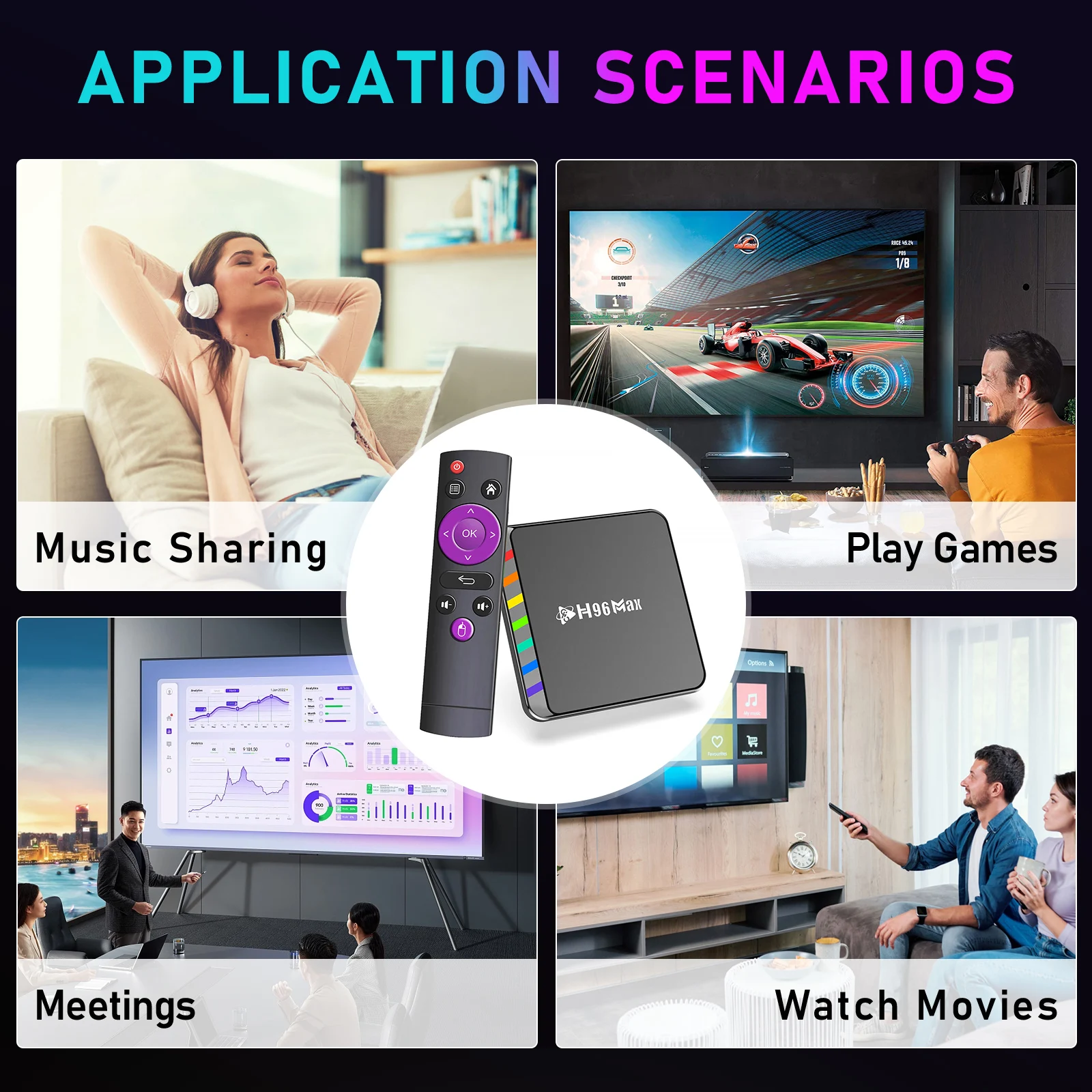 H96 Max S905W2 - High Quality Android 11 TV Box 4K Smart TV