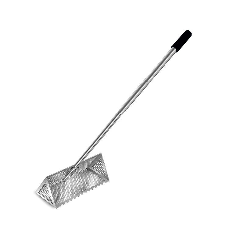 Beach Sand Filter Rakes with Basket and Handle - TD-605