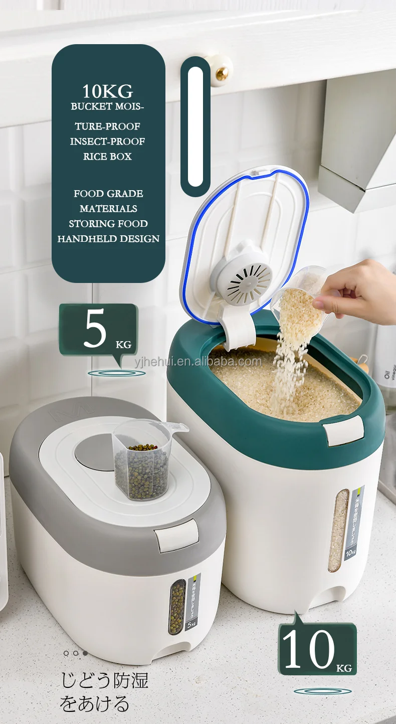 Wholesale 10KG Kitchen Plastic Storage Container - Insect-Proof & Airtight