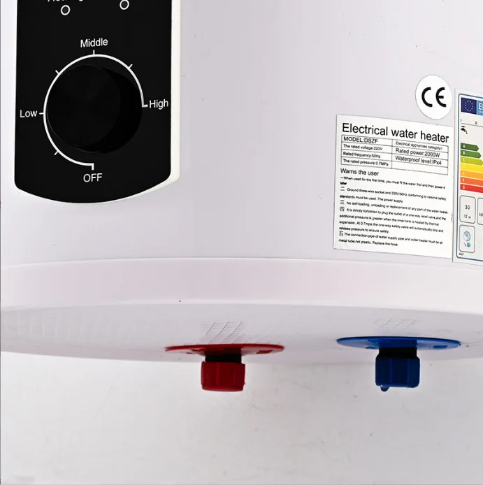 2KW 80L Electric Hot Water Heater Boiler Cylinder Tank Storage Water ...
