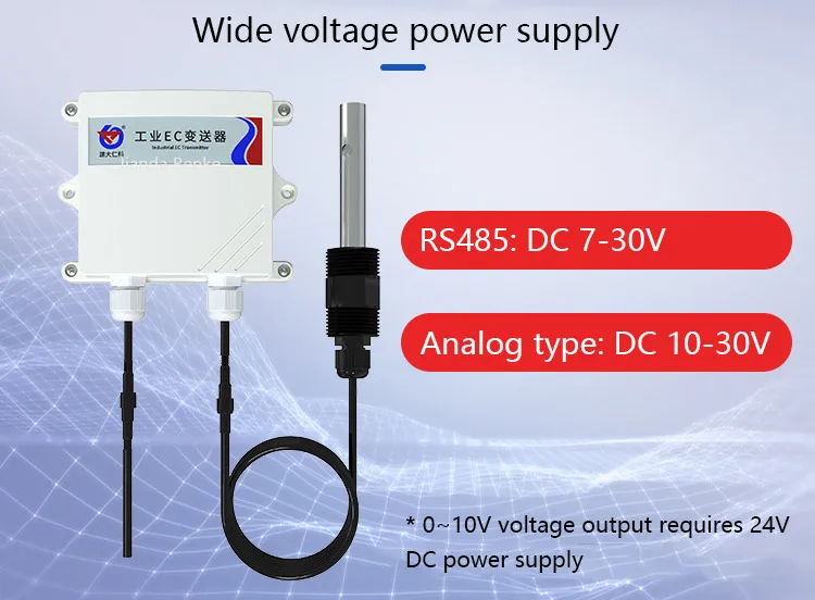Best RS485 Modbus Water EC Sensor for Pond Aquaculture