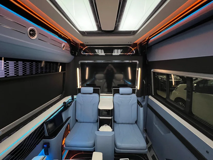 VIP Mercedes Sprinter Van Full Interior Walls Upgrade