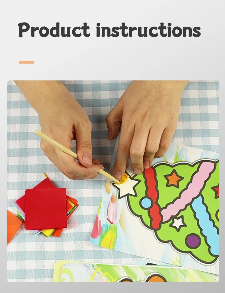 Tissue Sticker Art Kits for Kids Paper Sticker Art Sticky DIY Handmade ...