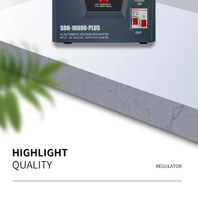 12kva Relay Control Type Voltage Regulator 220v Power Manager With Single Phase Ac Current Led ...