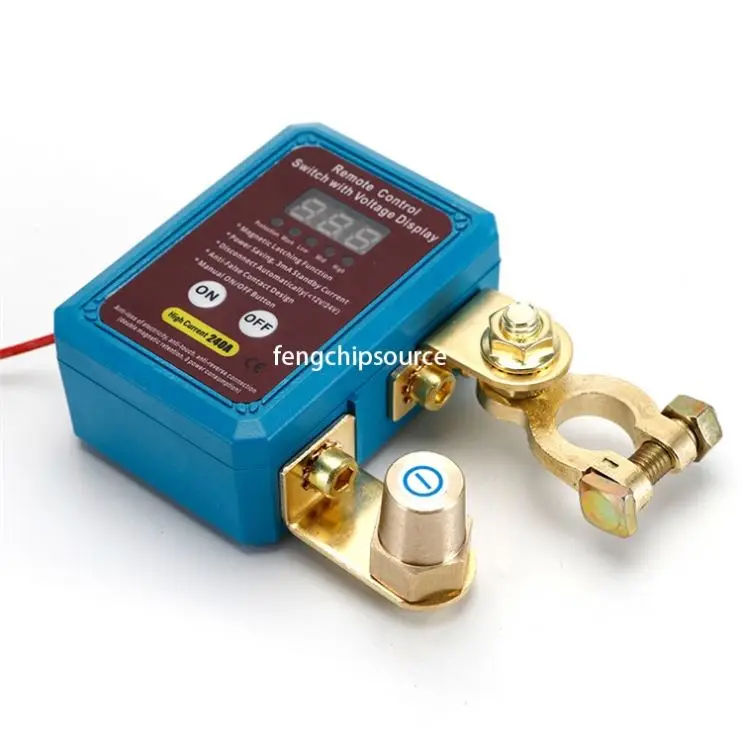 car battery digital display breaker intelligent 12V24V universal leak ...