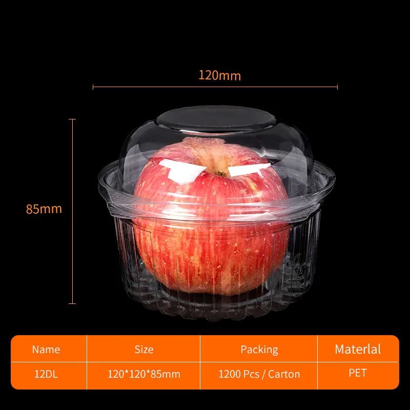 PET Plastic Fruit Packaging Boxes - Food Grade & Customizable