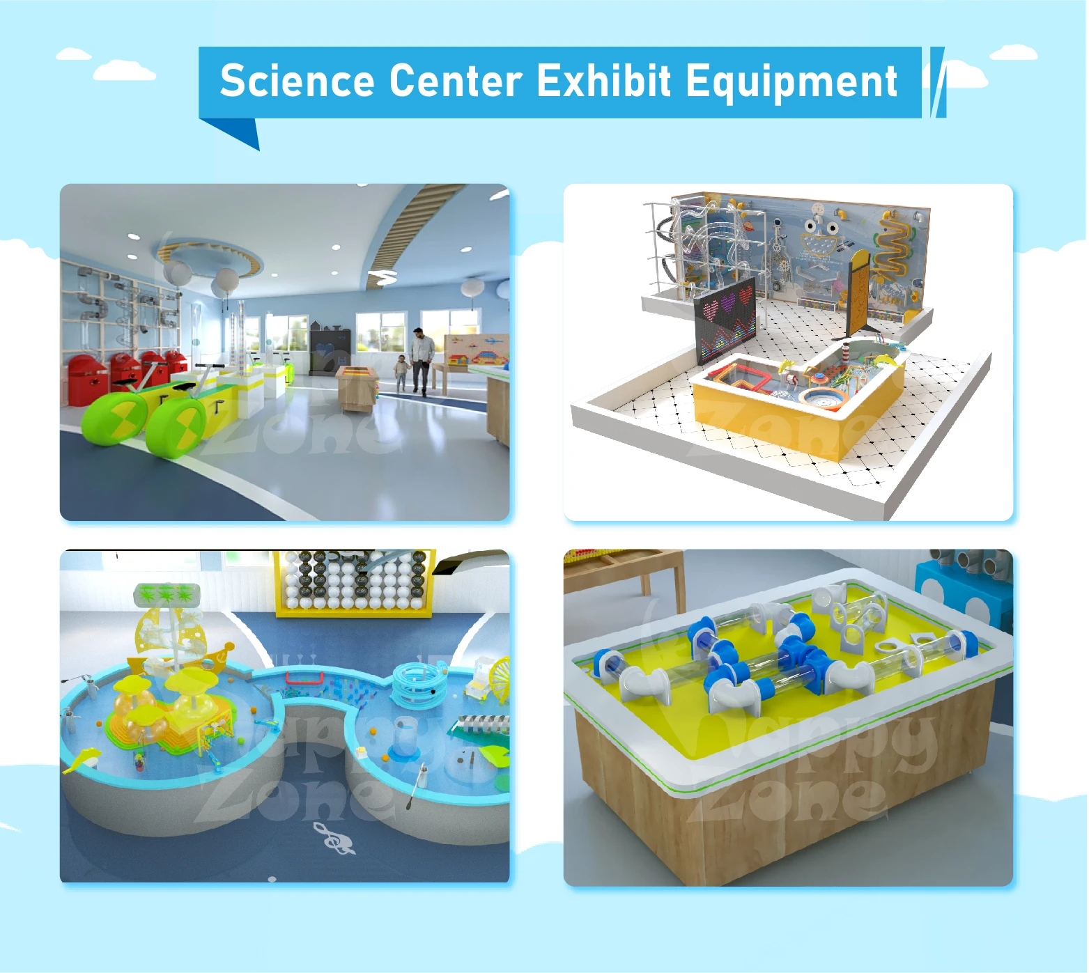 Water Tower Exhibit - Fun Kids' Play Equipment for Science