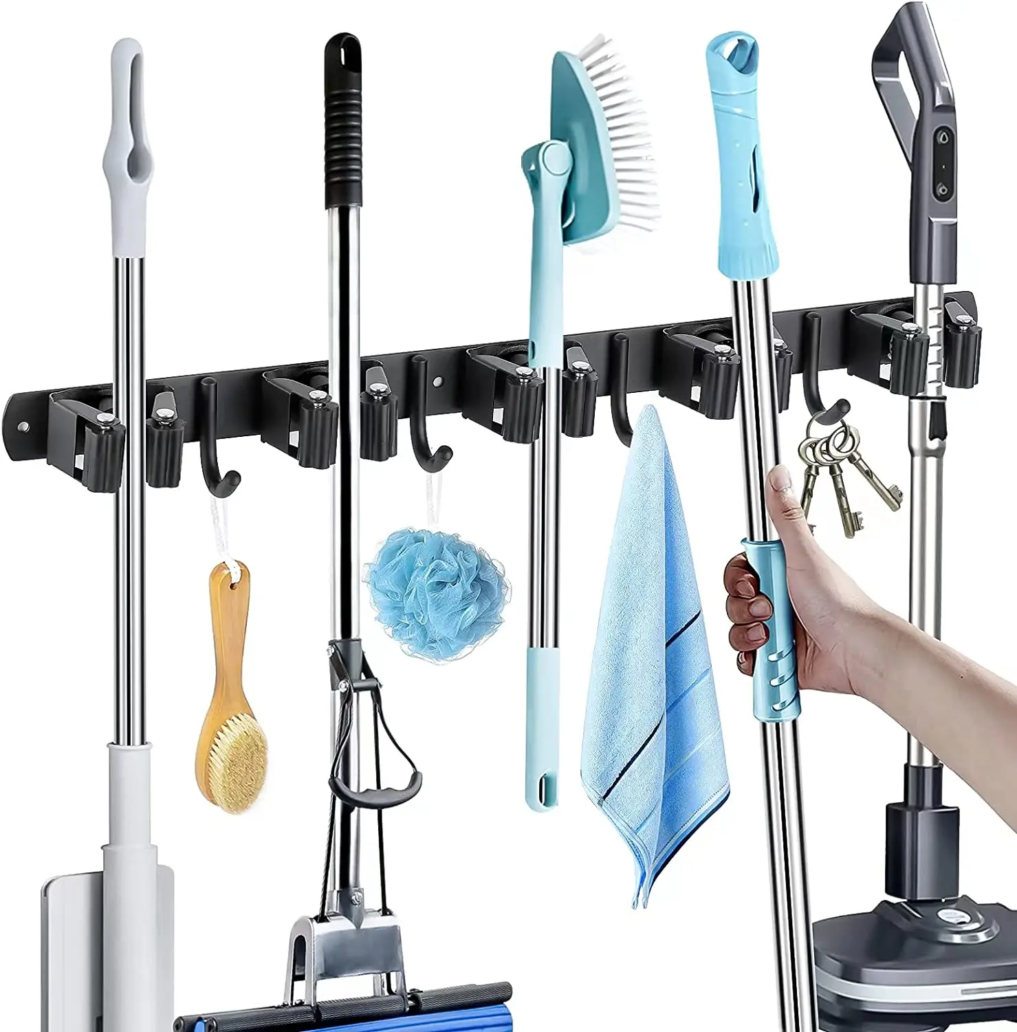 Custom broom organizer broom holder wall mount broom holder wall mount ...